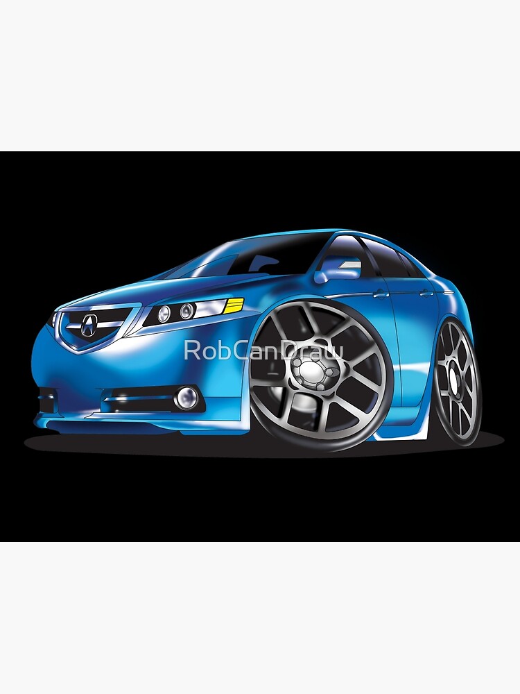 "Acura TL Cartoon" Art Print by RobCanDraw | Redbubble