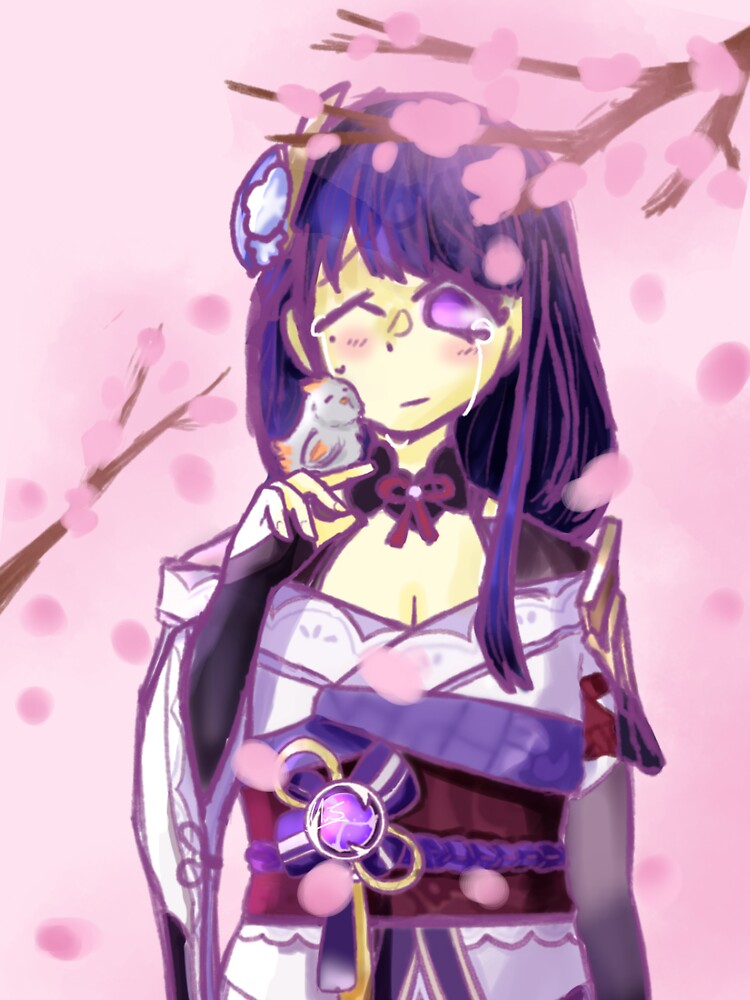 "Sakura Ei/Baal/Raiden Shogun (Genshin Impact)" Sticker for Sale by ...