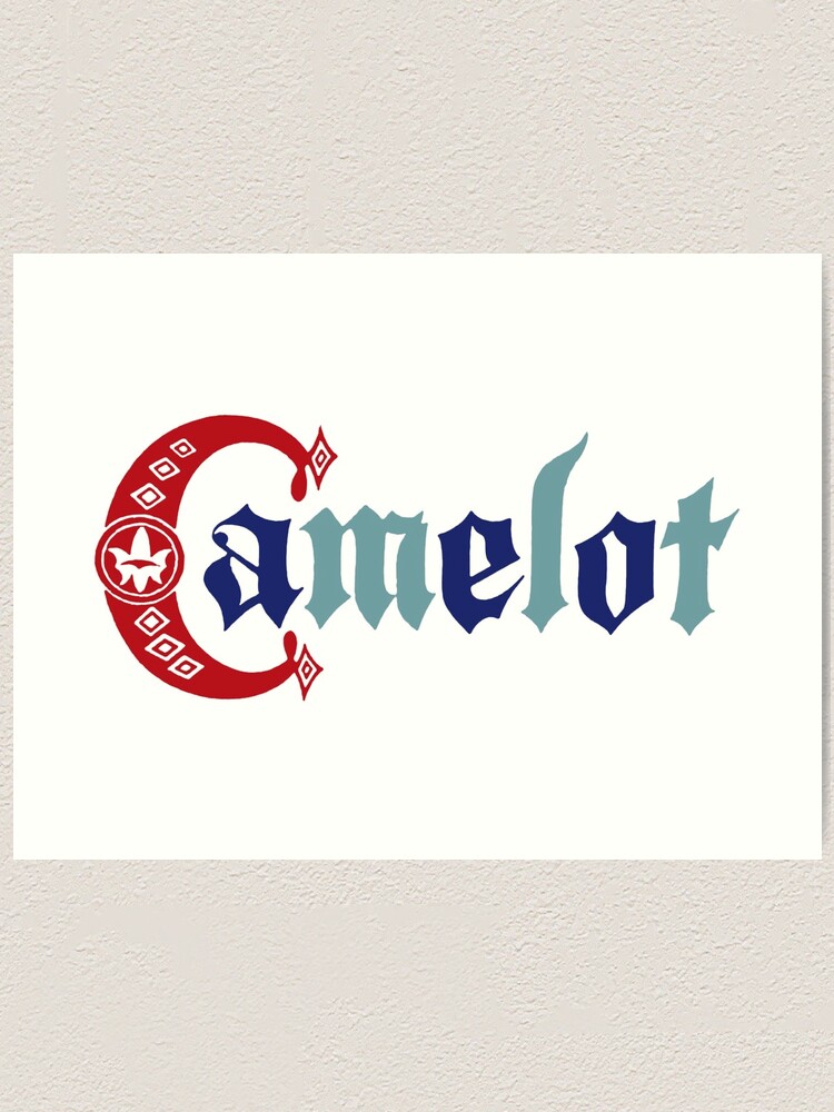 "Camelot Logo " Art Print for Sale by Dacarrot | Redbubble