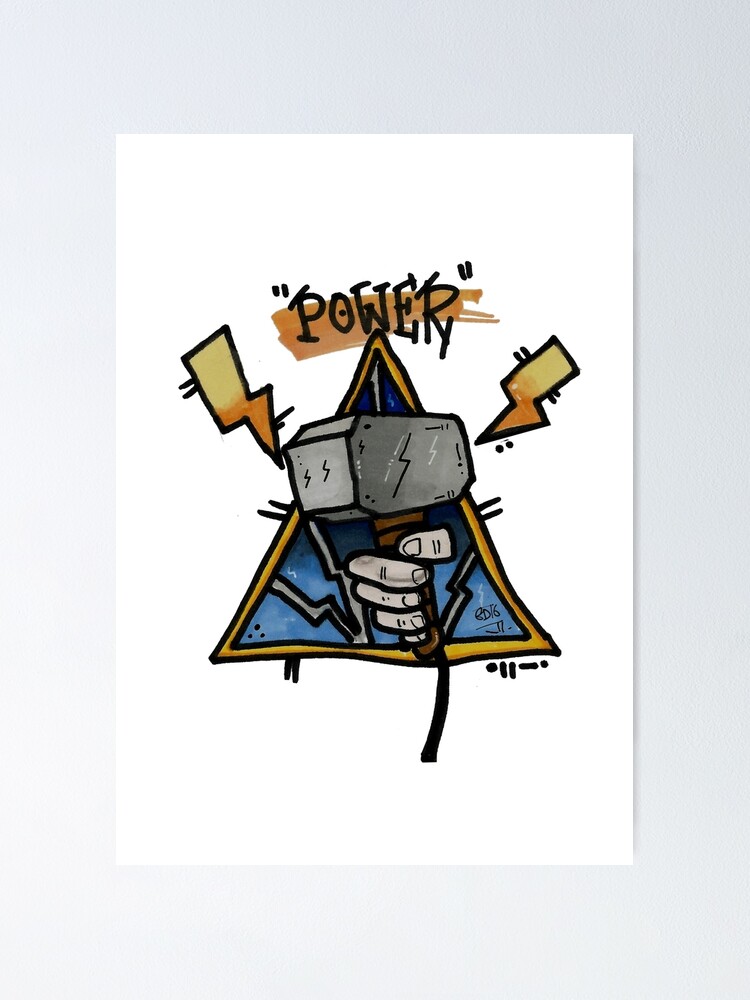 "Nordic Power Triangle!" Poster by bigsmellydog | Redbubble