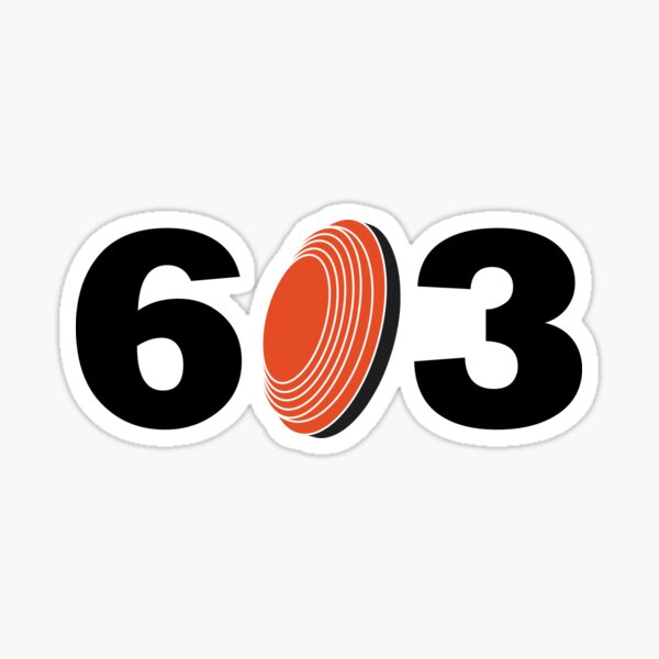 "New Hampshire 603 Clay Target Logo" Sticker for Sale by CrushLife ...