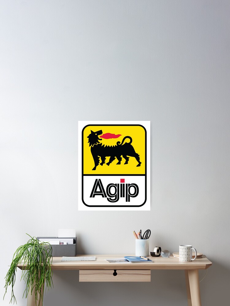 "AGIP Lubricants Logo 1968 – 1998" Poster for Sale by fmDisegno | Redbubble