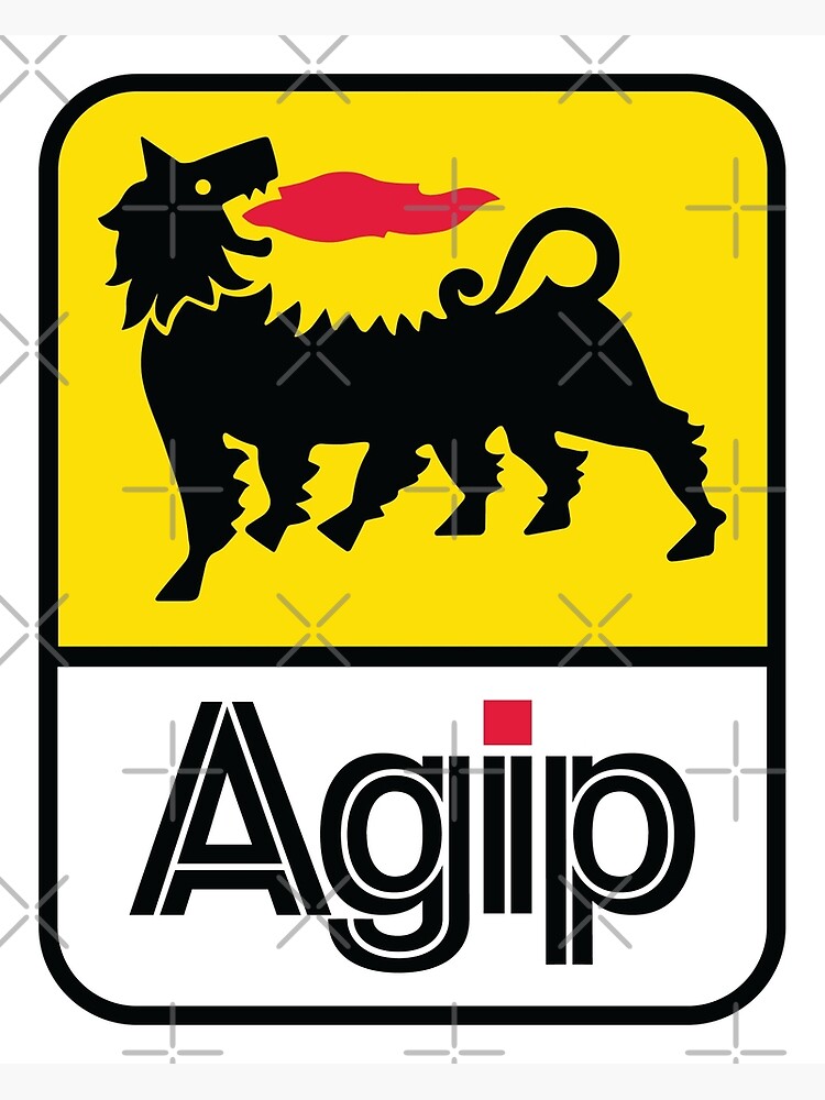 "AGIP Lubricants Logo 1968 – 1998" Poster for Sale by fmDisegno | Redbubble