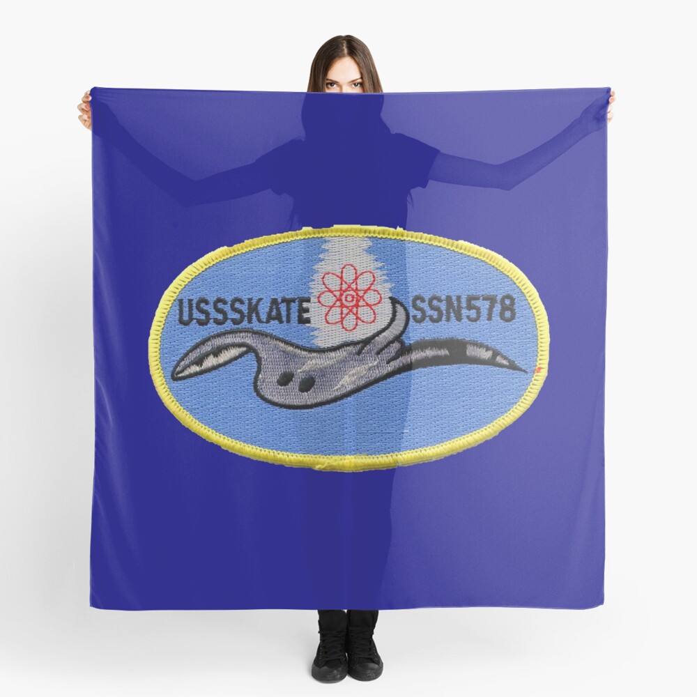 "USS SKATE (SSN-578) SHIP'S STORE" Scarf for Sale by militarygifts ...