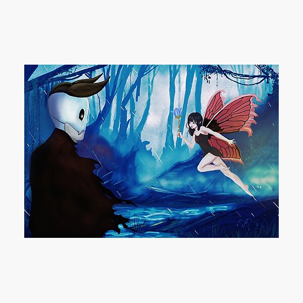 "Die freundliche Fee und der freundliche Dämon" Fotodruck von nasukeart ...