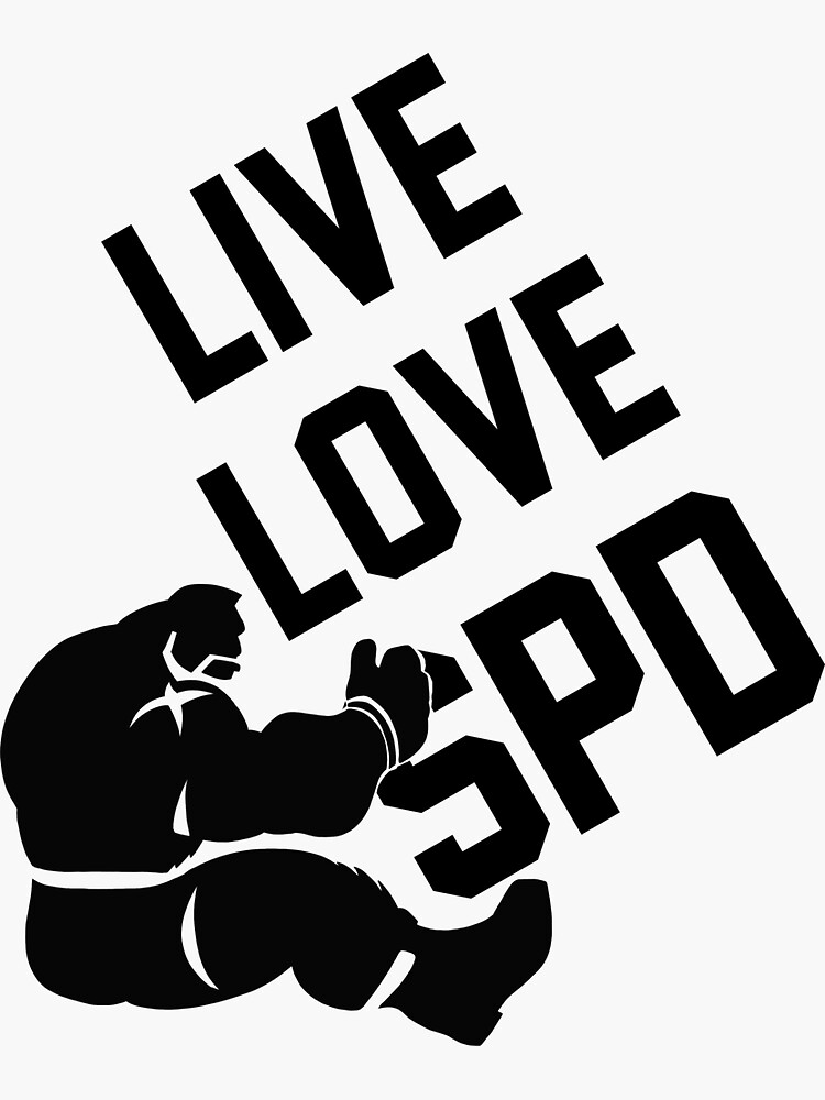 "Live Love SPD - Spinning Piledriver" Sticker for Sale by ...