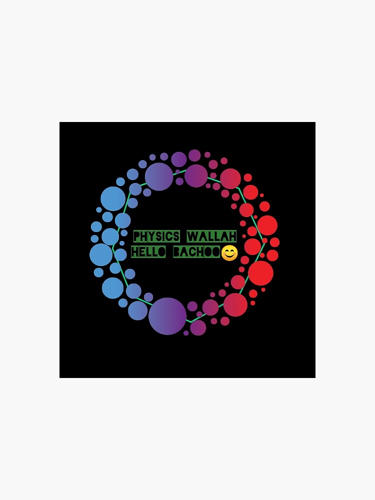 "PHYSICS WALLAH" Sticker for Sale by LOGO-MAKERS | Redbubble