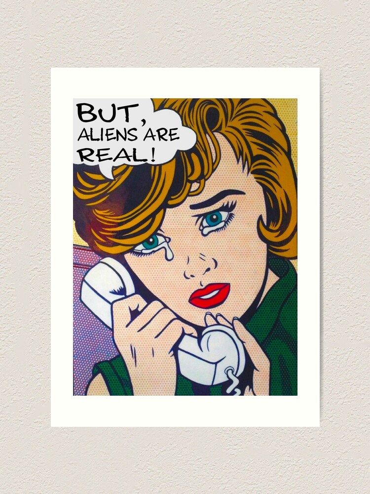 "Classic Coolio Aliens Are Real Pop Art" Art Print for Sale by ...