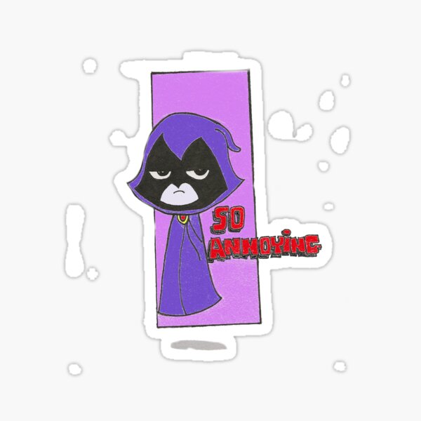 "Teen Titans Go!- Raven " Sticker by davo77 | Redbubble