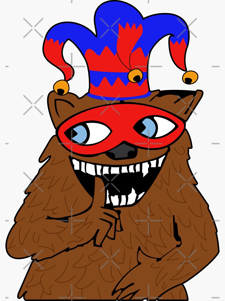 "Bearableguy (Ripple Riddler) in Ultra Hi-Def. " Sticker for Sale by ...