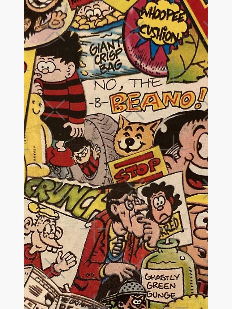"Beano Collage" Sticker by EdithKGrissom | Redbubble