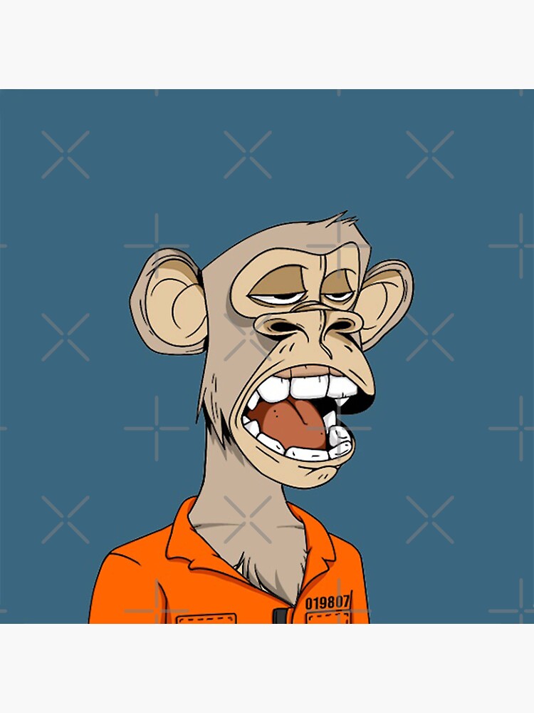 "SAD MONKEY" Sticker for Sale by Randywoods | Redbubble