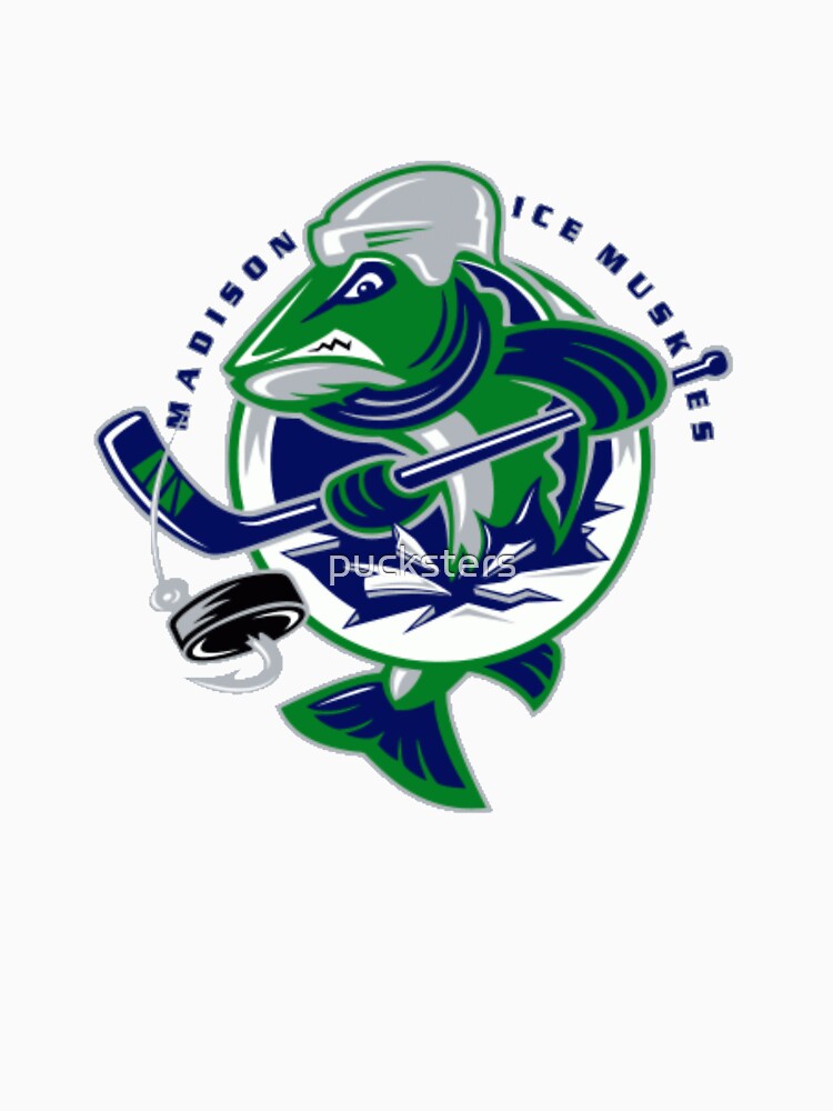 "Madison Ice Muskies Hockey" Essential T-Shirt for Sale by pucksters ...