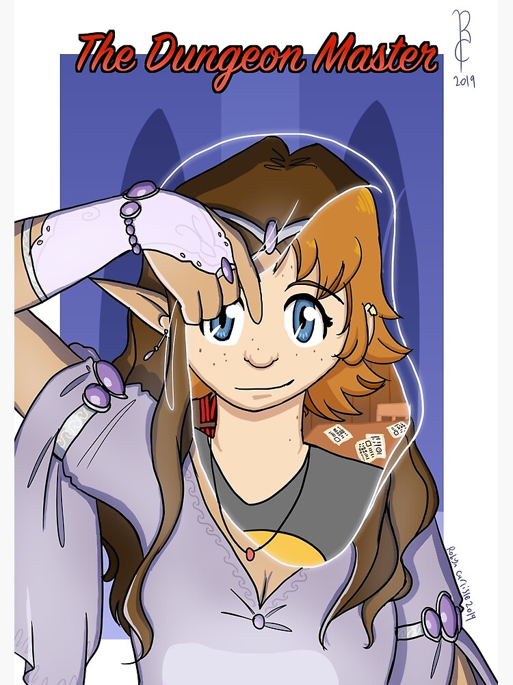 "The Dungeon Master" Poster for Sale by RobinwingHood | Redbubble