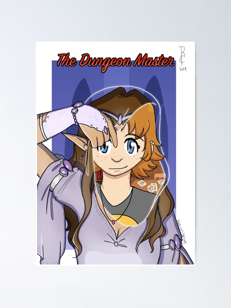 "The Dungeon Master" Poster for Sale by RobinwingHood | Redbubble