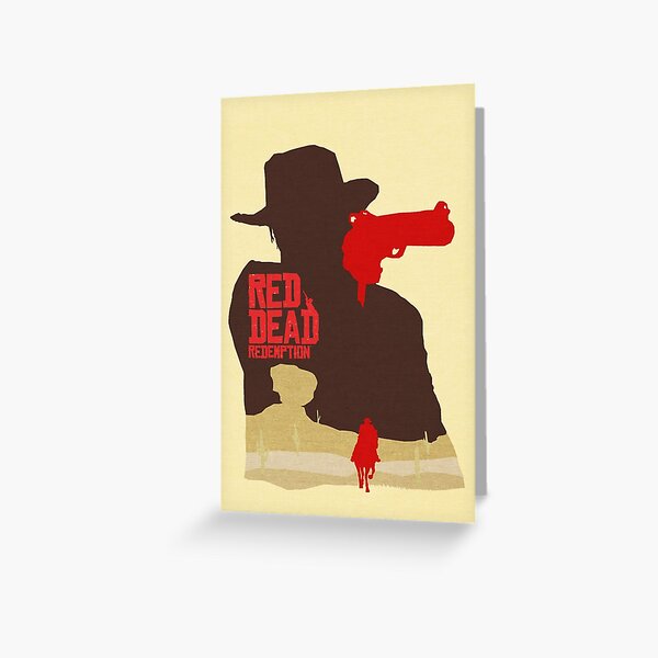 "Arthur Morgan Poster Artwork" Greeting Card by Vintage-Travler | Redbubble
