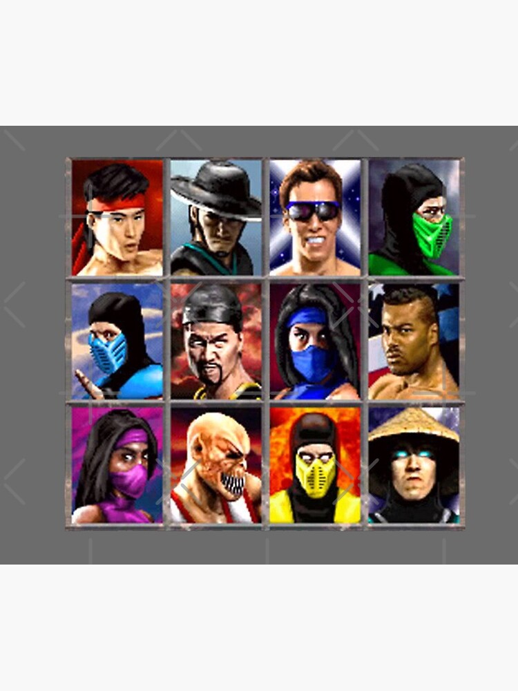 "Mortal Kombat 2 - Character Select " Mouse Pad for Sale by MammothTank ...