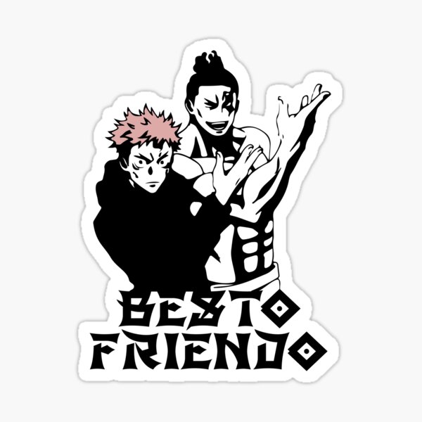 "besto friendo anime jujutsu kaisen" Sticker by desaaf | Redbubble