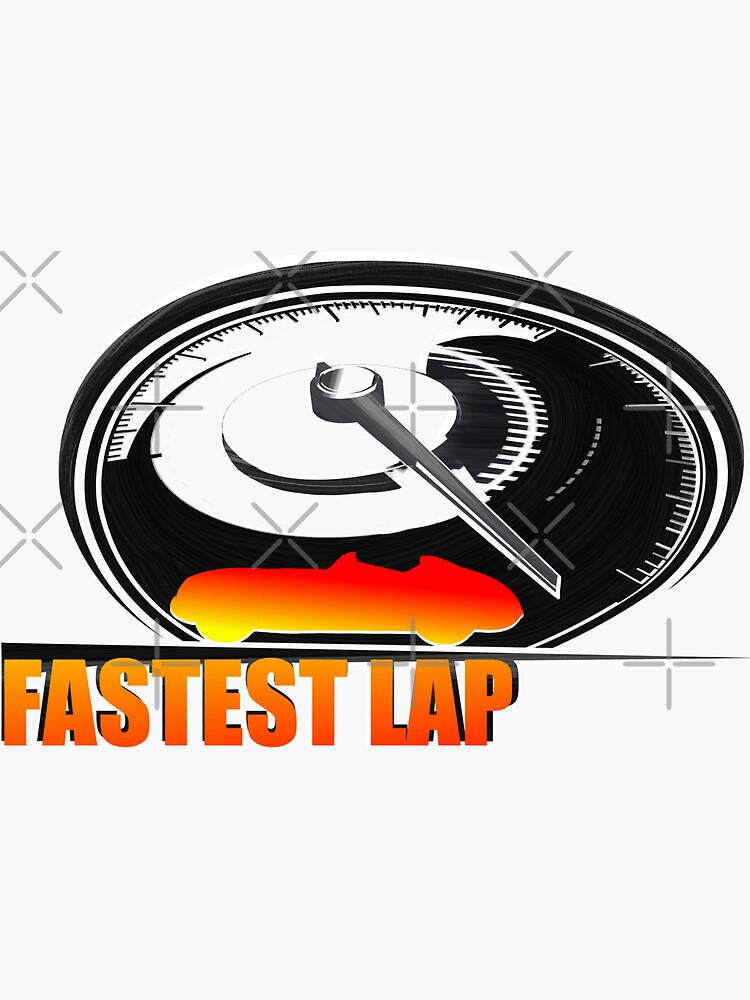 "FASTEST LAP WINNING RACE" Sticker for Sale by Lighvision | Redbubble