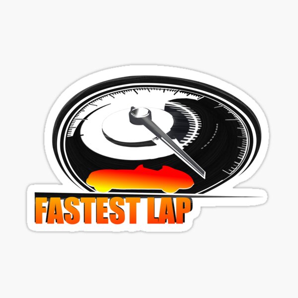 "FASTEST LAP WINNING RACE" Sticker for Sale by Lighvision | Redbubble