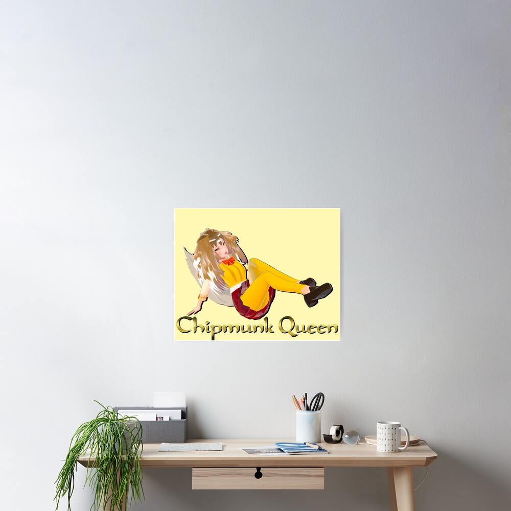 "Chipmunk Queen Anime Kawaii Neko Mädchen Charakter Niedlich ...