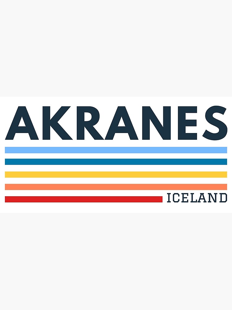 "Akranes Iceland" Poster for Sale by europelines | Redbubble