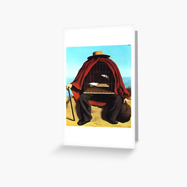 "The therapeutist-Rene Magritte" Greeting Card for Sale by superbarts ...