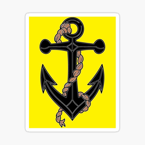"Anchor" Sticker for Sale by Light-fingers | Redbubble
