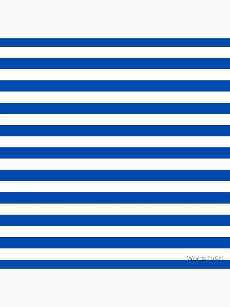 "Horizontal Lines | Navy Blue and White" Photographic Print for Sale by ...
