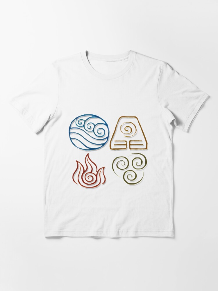 "Avatar Bending Symbols" T-shirt for Sale by alyshaeyre | Redbubble ...
