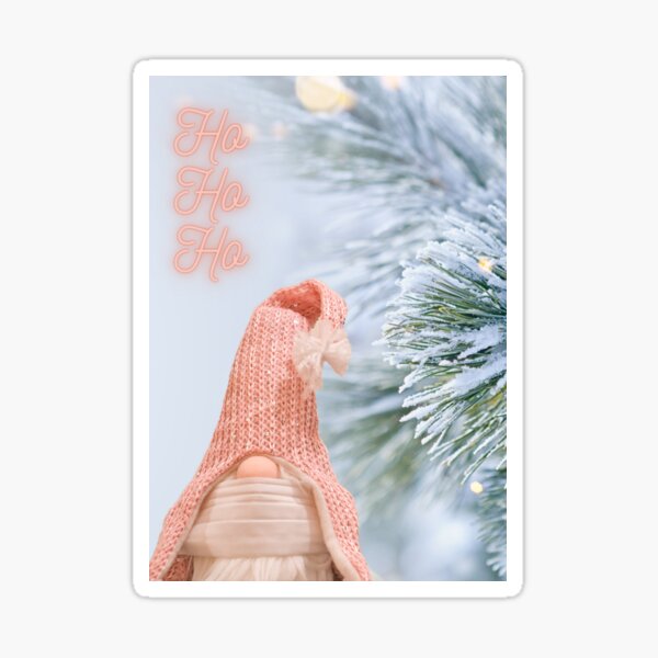 "HoHoHo" Sticker by joliartmedia | Redbubble
