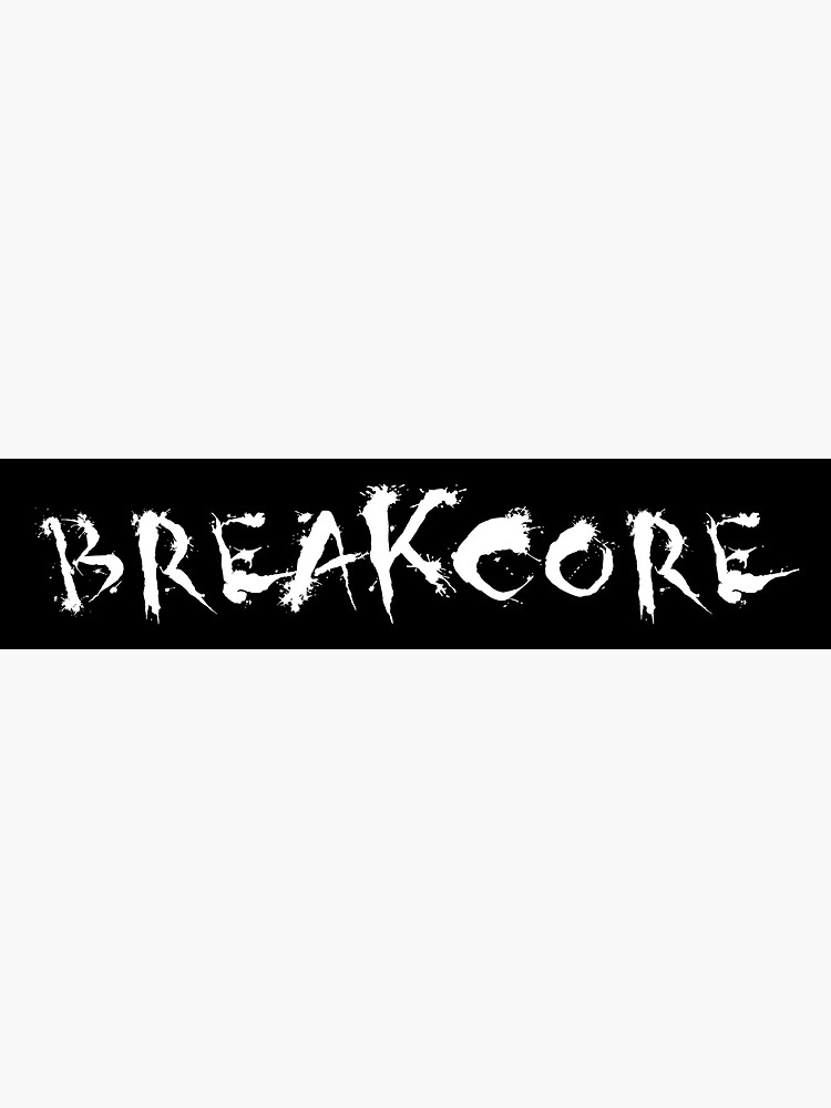 "Breakcore design" Sticker for Sale by randomfrequency | Redbubble