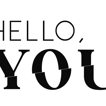 "Hello, YOU - Netflix's YOU Show, Joe Goldberg, Joe & Love" Sticker for ...