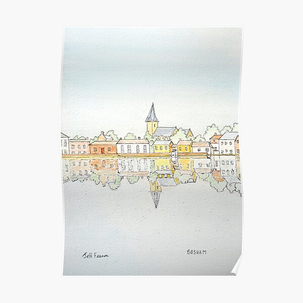 "Bosham " Poster for Sale by Jeff-Fearon | Redbubble