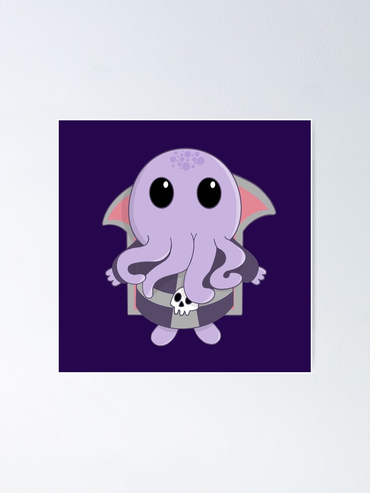 "Cute Kawaii Mind Flayer ( Illithid ) from Dungeons and Dragons" Poster ...