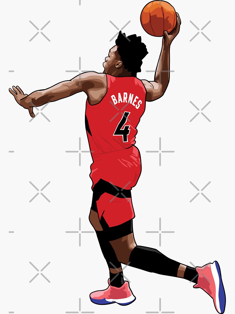 "Scottie Barnes Vector Dunk Qiangy" Sticker for Sale by qiangdade ...