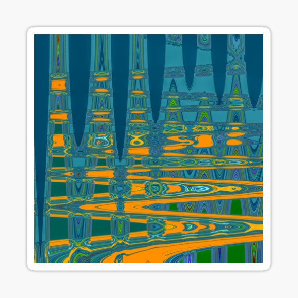 "Winding Places" Sticker by SandyMoulder | Redbubble