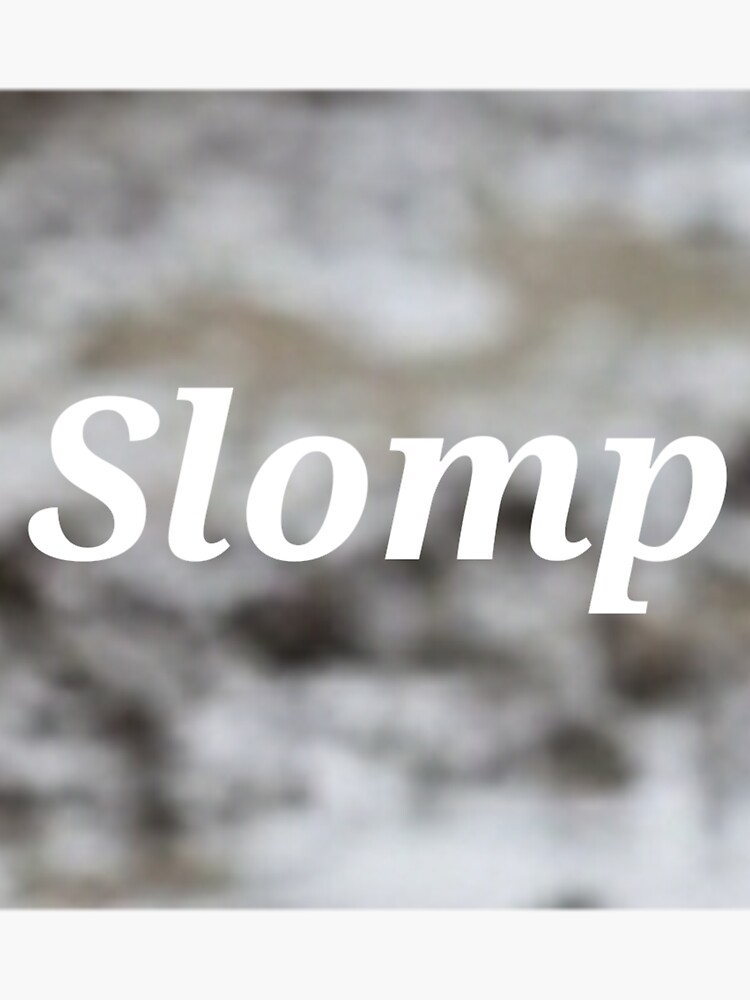 "Slomp with Slomp background" Sticker for Sale by Dragoner | Redbubble
