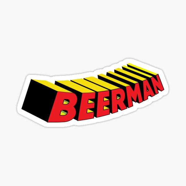 "Beerman - Cool Funny Beer Lover And Alcohol Drinking College Party ...