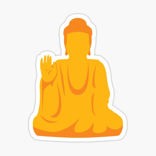Golden Buddha Stickers | Redbubble