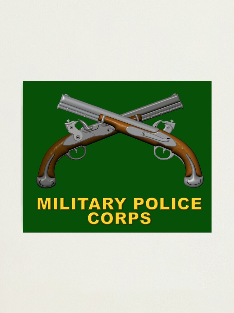 Impression photo « Corps de la police militaire de l'armée », par ...