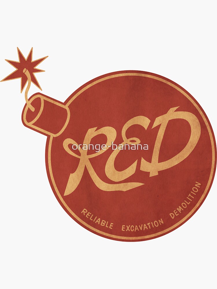 "TF2 RED Retro " Sticker for Sale by orange-banana | Redbubble