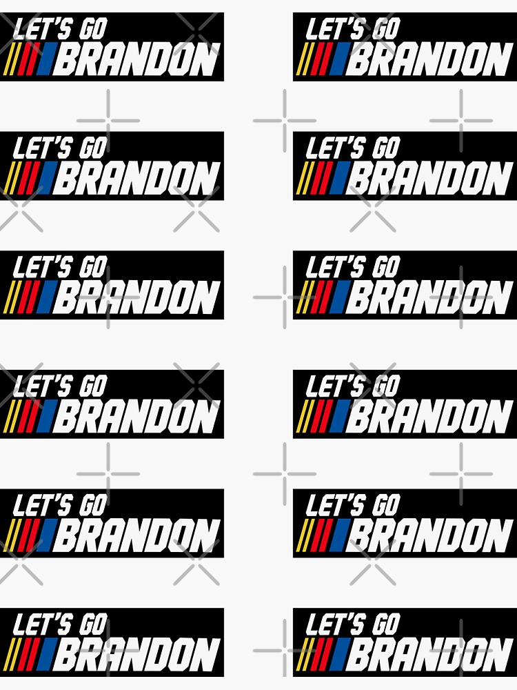 "Let's Go Brandon pack" Sticker for Sale by salma-elm7 | Redbubble
