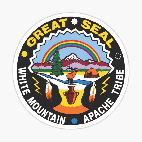 "Great Seal Of The White Mountain Apache Tribe" Sticker for Sale by Pop ...