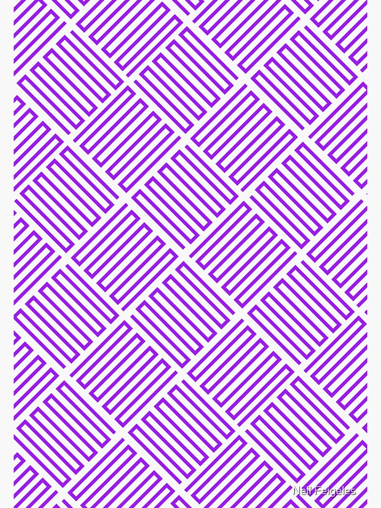 "Angled Checkerboard Line Pattern in Violet" Sticker for Sale by Neil ...