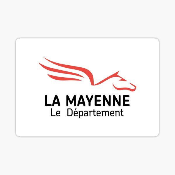 "Flag of Mayenne (France)" Sticker by tatgram | Redbubble