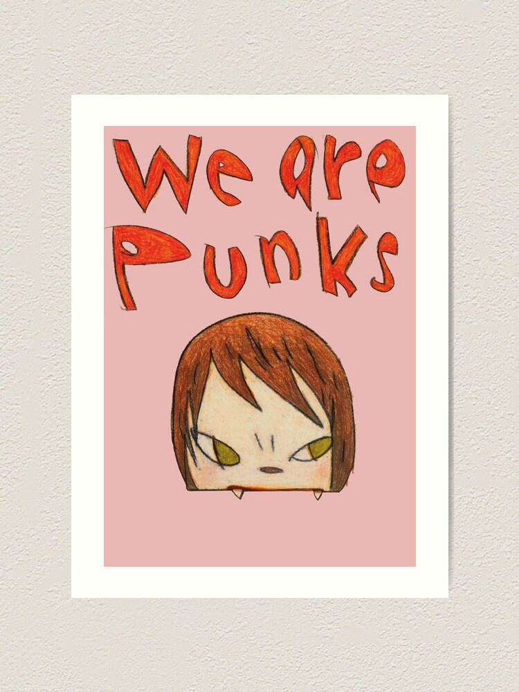 "yoshitomo nara we are punking painting" Art Print for Sale by ...