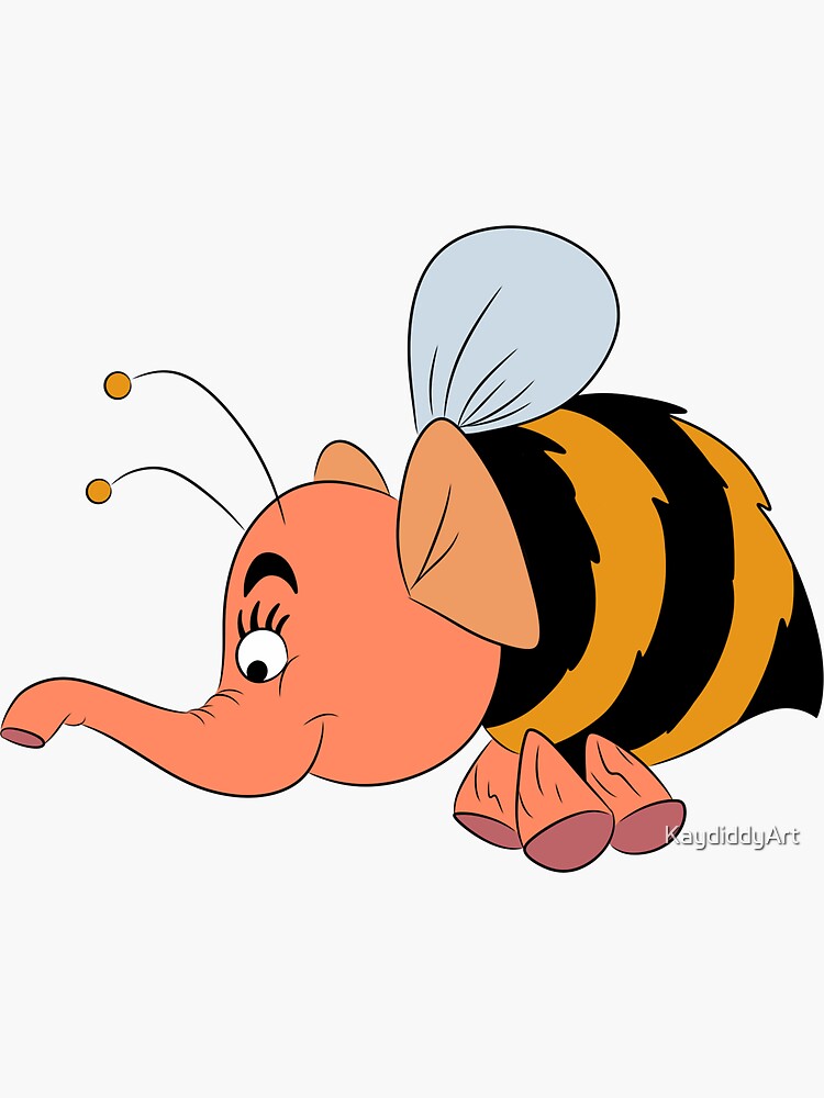 "Bzzzz" Sticker by KaydiddyArt | Redbubble