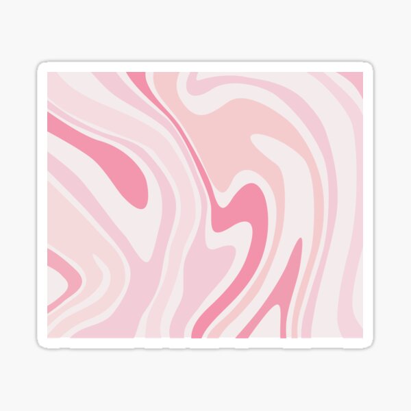 "Pink Wave Swirl " Sticker for Sale by YeonyShop | Redbubble