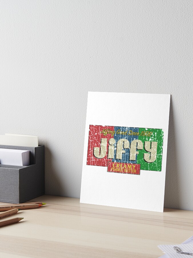 "Mandela Effect Jiffy Peanut Butter 1958 " Art Board Print for Sale by ...